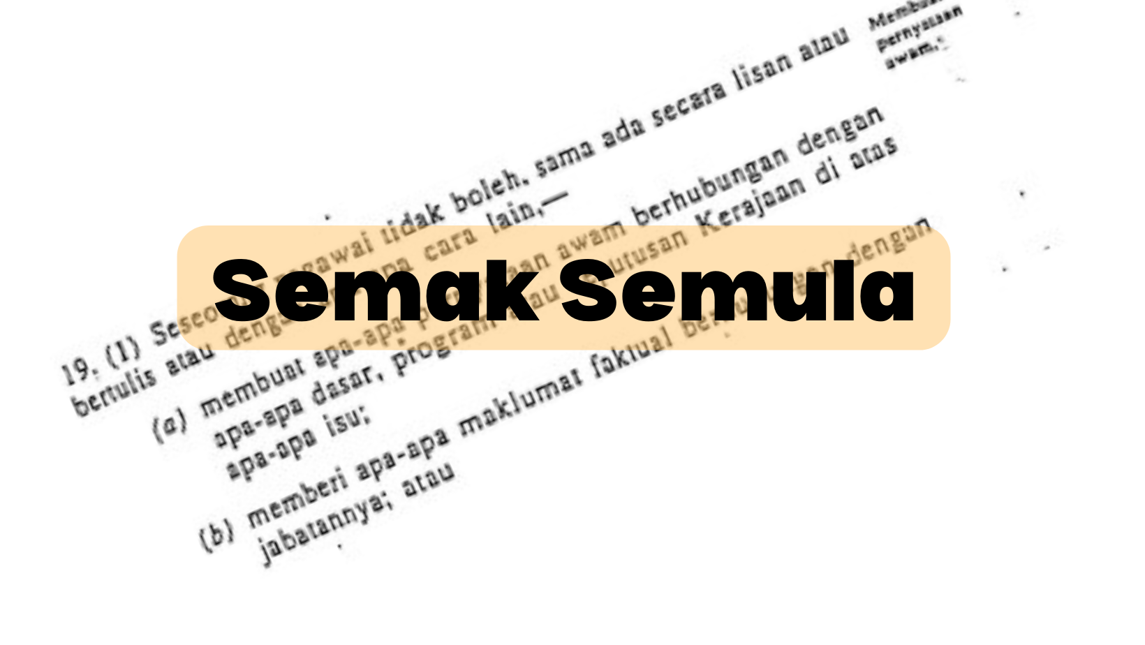 Semak semula perintah sekat penjawat awam bersuara - BTS Media