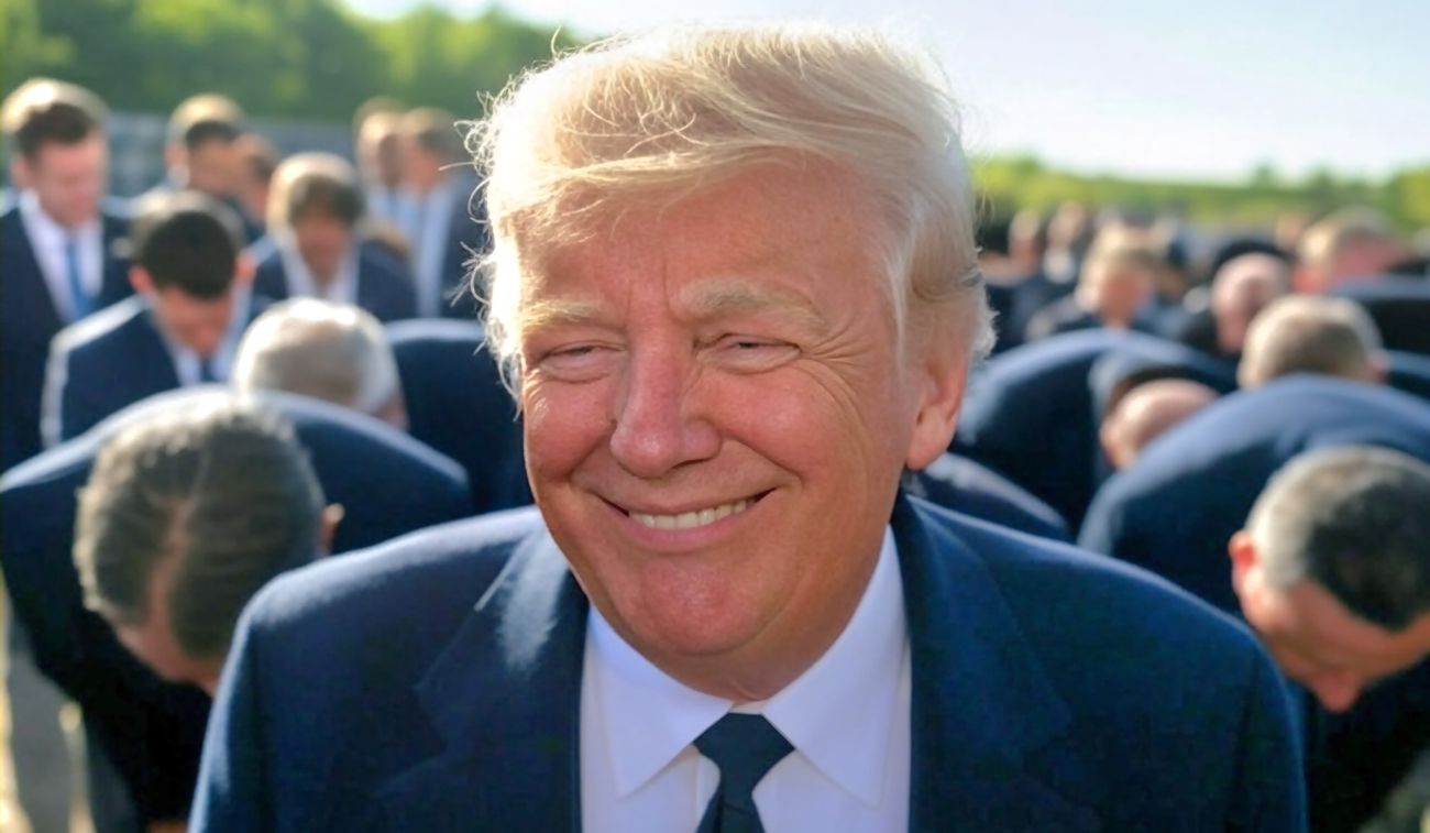Trump says many countries were "kissing my ass" over the tariffs - BTS ...